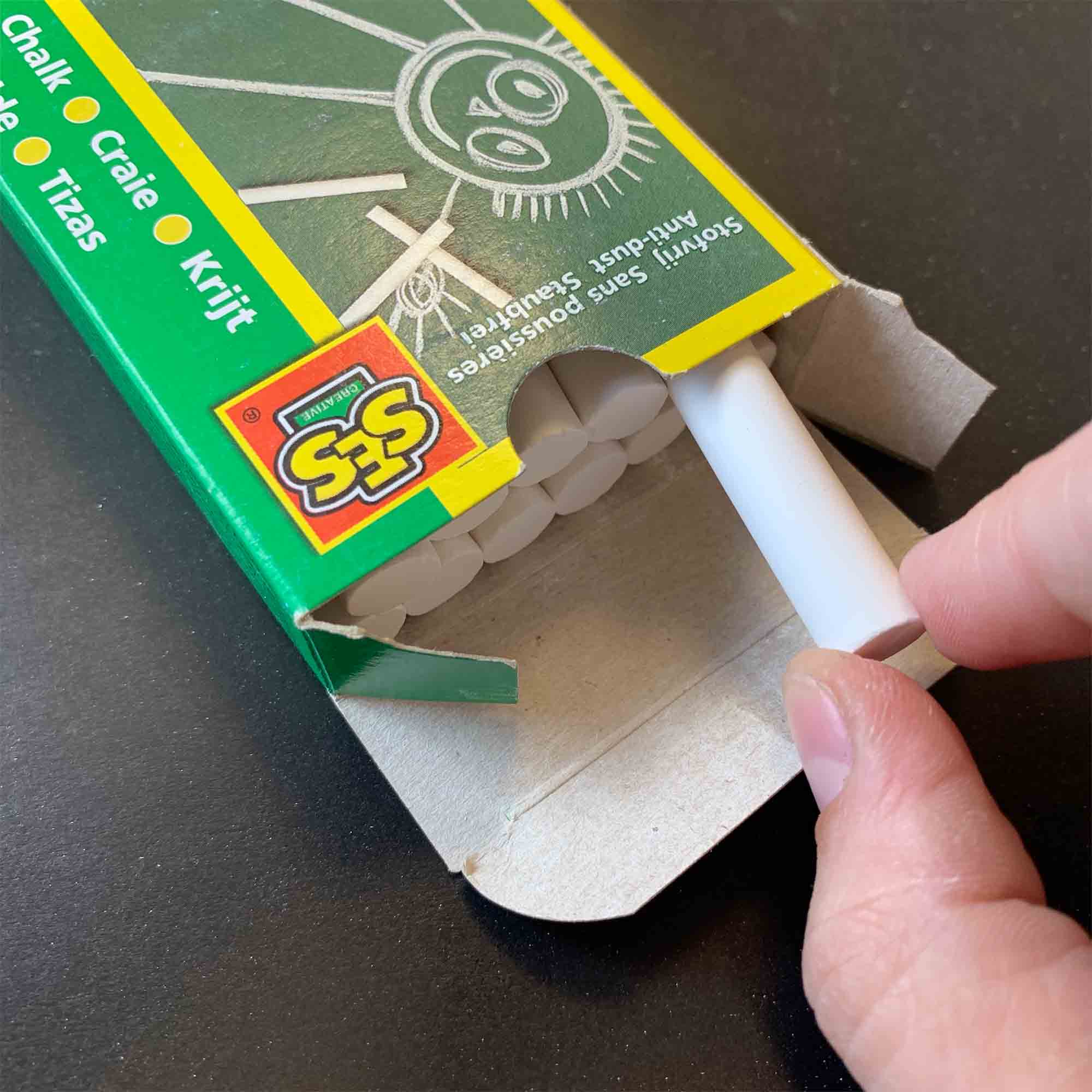 Chalks white 12 pieces – SES Creative