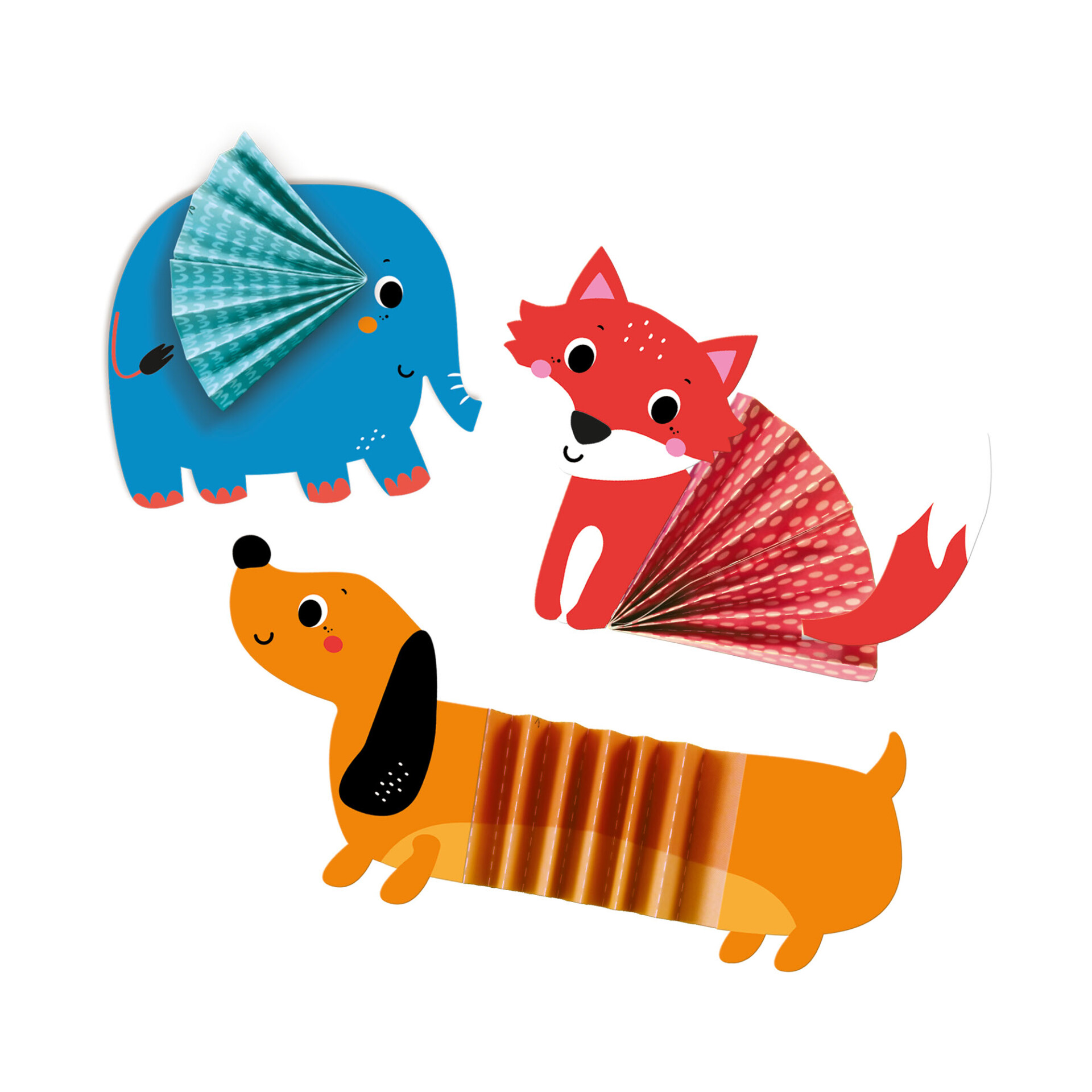 Zig zag origami animals – SES Creative