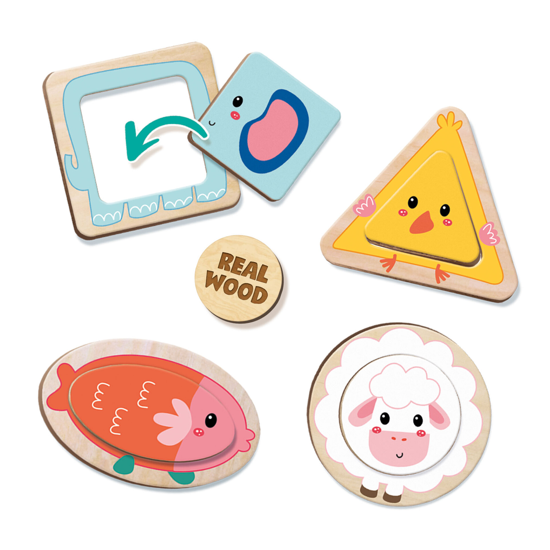 Duo shapes puzzles – SES Creative